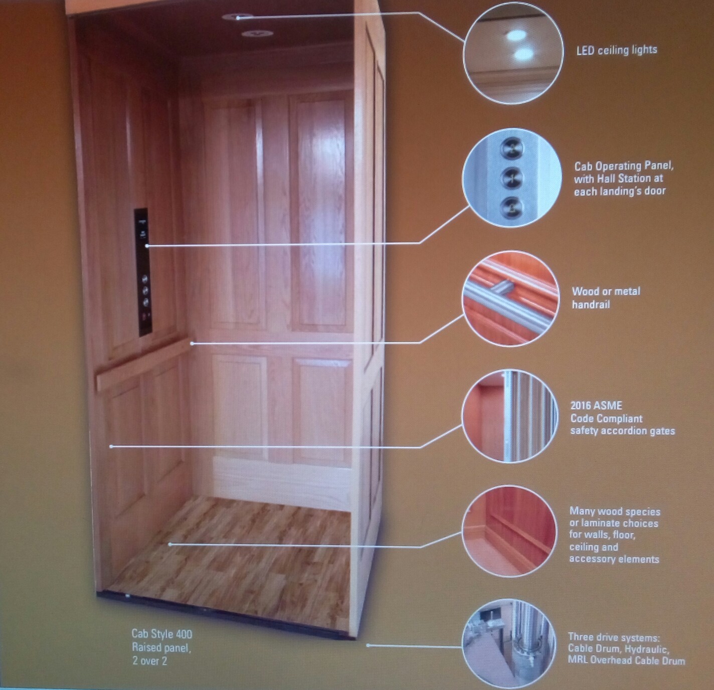 Elevadores de cabina completa | Elevador Inclinator Cabina 400